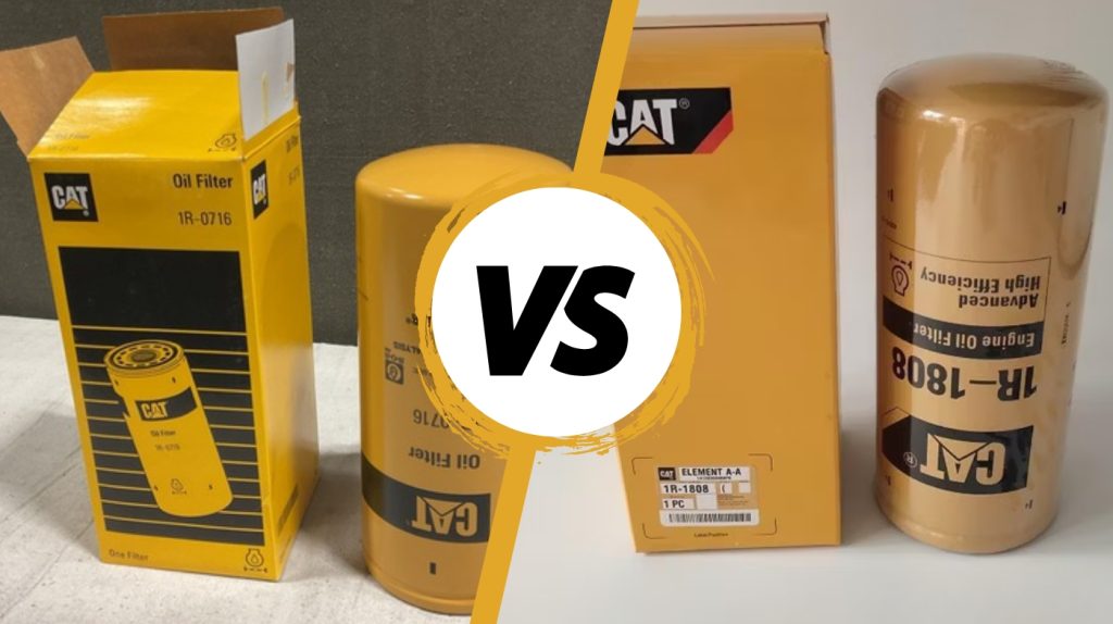 Cat 1r-0716 VS 1r-1808 Oil Fiters: Capturing Contaminants?