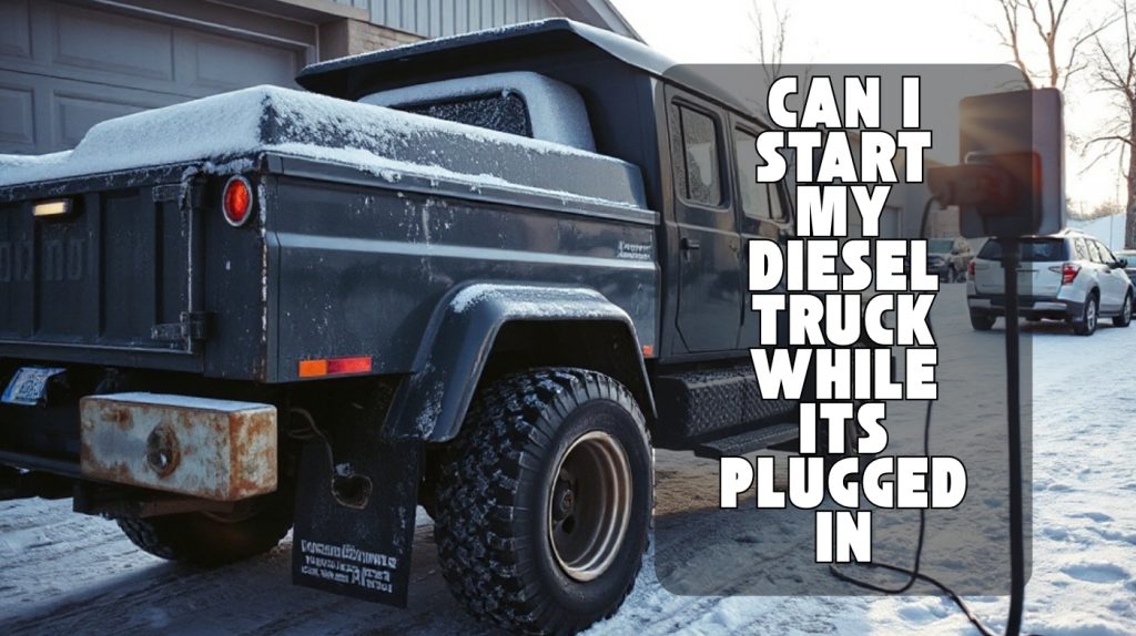 Can I Start My Diesel Truck While Its Plugged in: Winter Tip