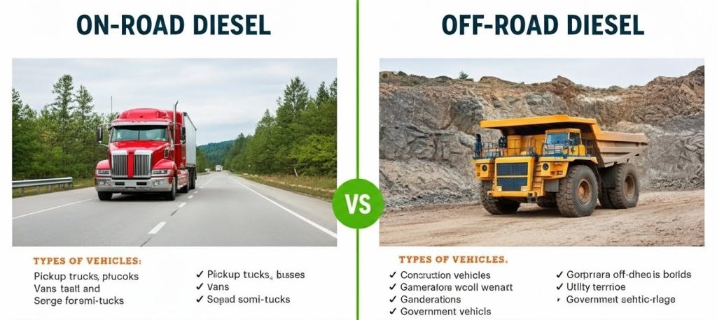 Off Road Diesel Fuel vs on Road Diesel Fuel: Key Differences